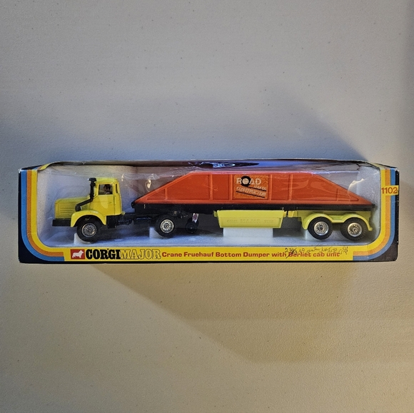 Corgi | Toys | Vintage Corgi Major 12 Crane Fruehauf Bottom Dumper Die ...